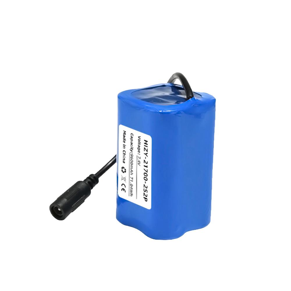 21700 2S2P 7.4V 9600mah Rechargeable Battery DC Stecker Pack Lithium L ...